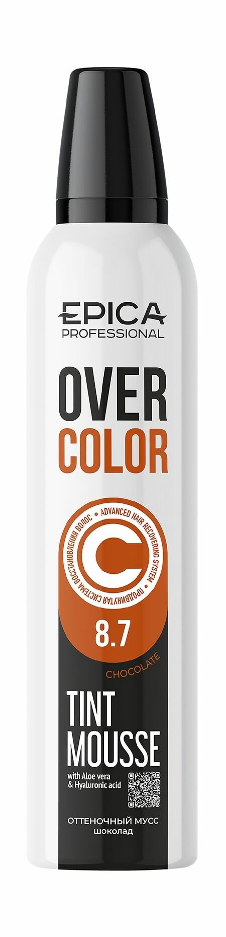 EPICA PROFESSIONAL Мусс для волос оттеночный, 250 мл, 8.7 Шоколад