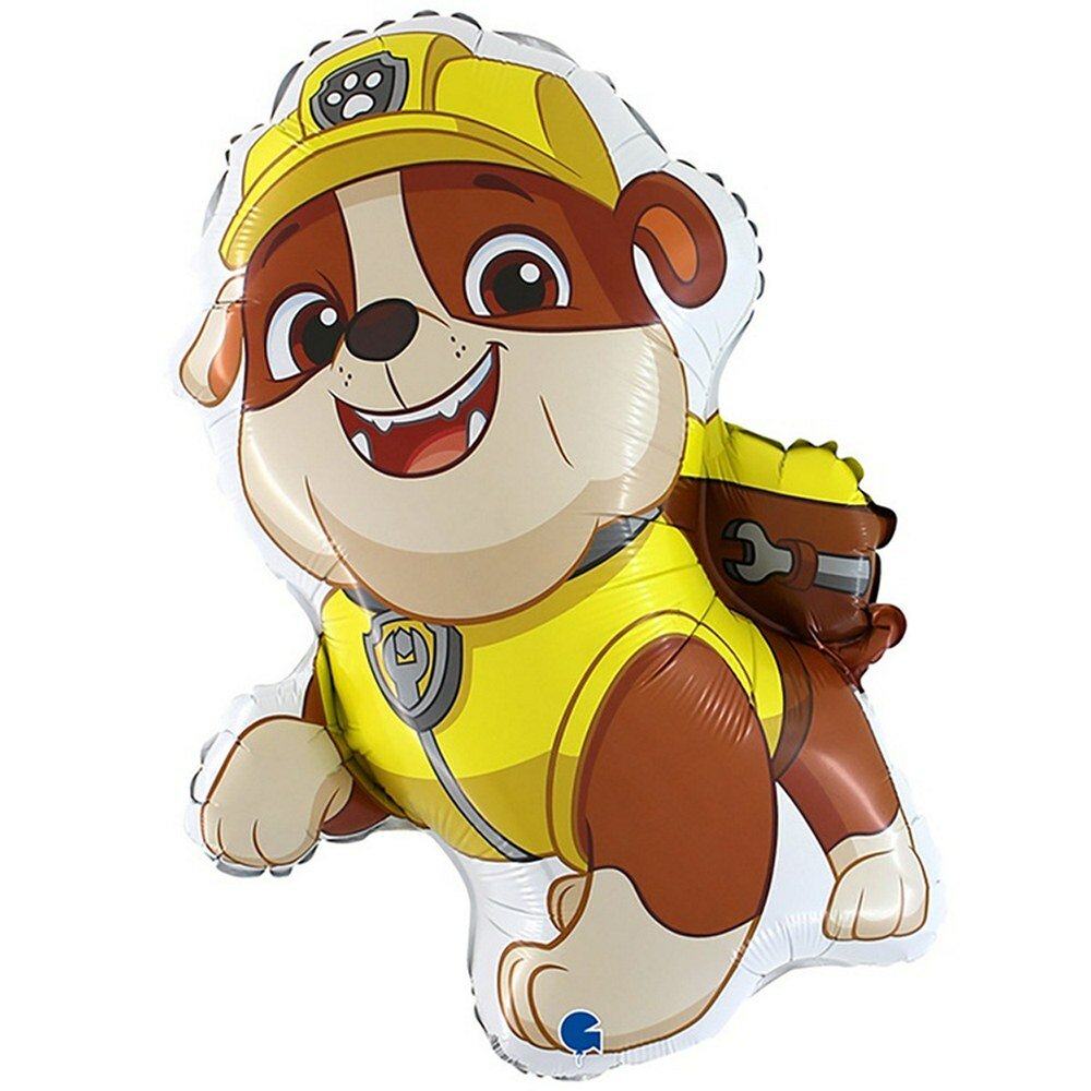 Фольгированная фигура с гелием - Щенячий Патруль Крепыш ( 74 см)