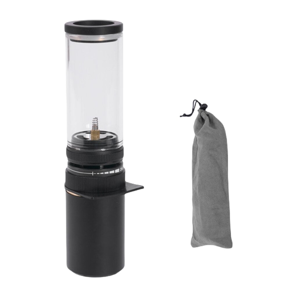 Принадлежности для кемпинга, Уличная газовая свеча для кемпинга, романтический светильник для палатки - черный, 1 шт