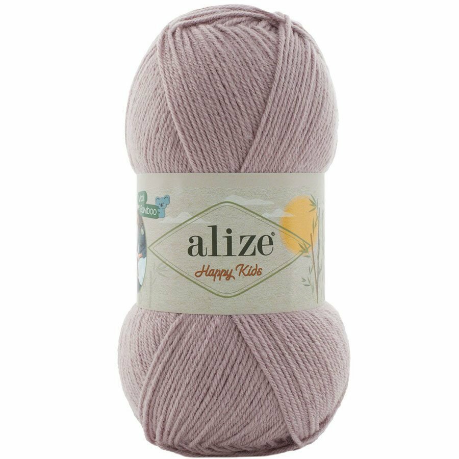Пряжа Alize HAPPY KIDS 142 розово-бежевый (5 мотков)