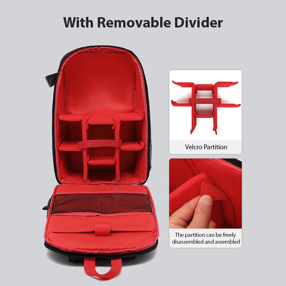 Рюкзак для камеры, водонепроницаемая сумка для камеры, рюкзак для фотосъемки, чехол для камеры большой емкости с держателем для штатива, отделение для ноутбука 15,6 дюйма для женщин и мужчин