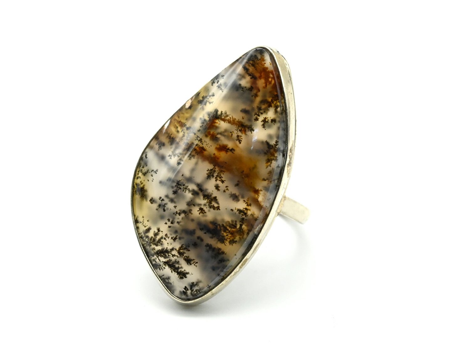 Кольцо, агат