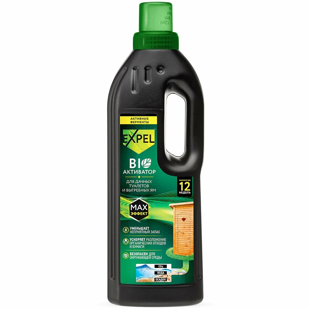 Биоактиватор для дачных туалетов и выгребных ям EXPEL 750 мл