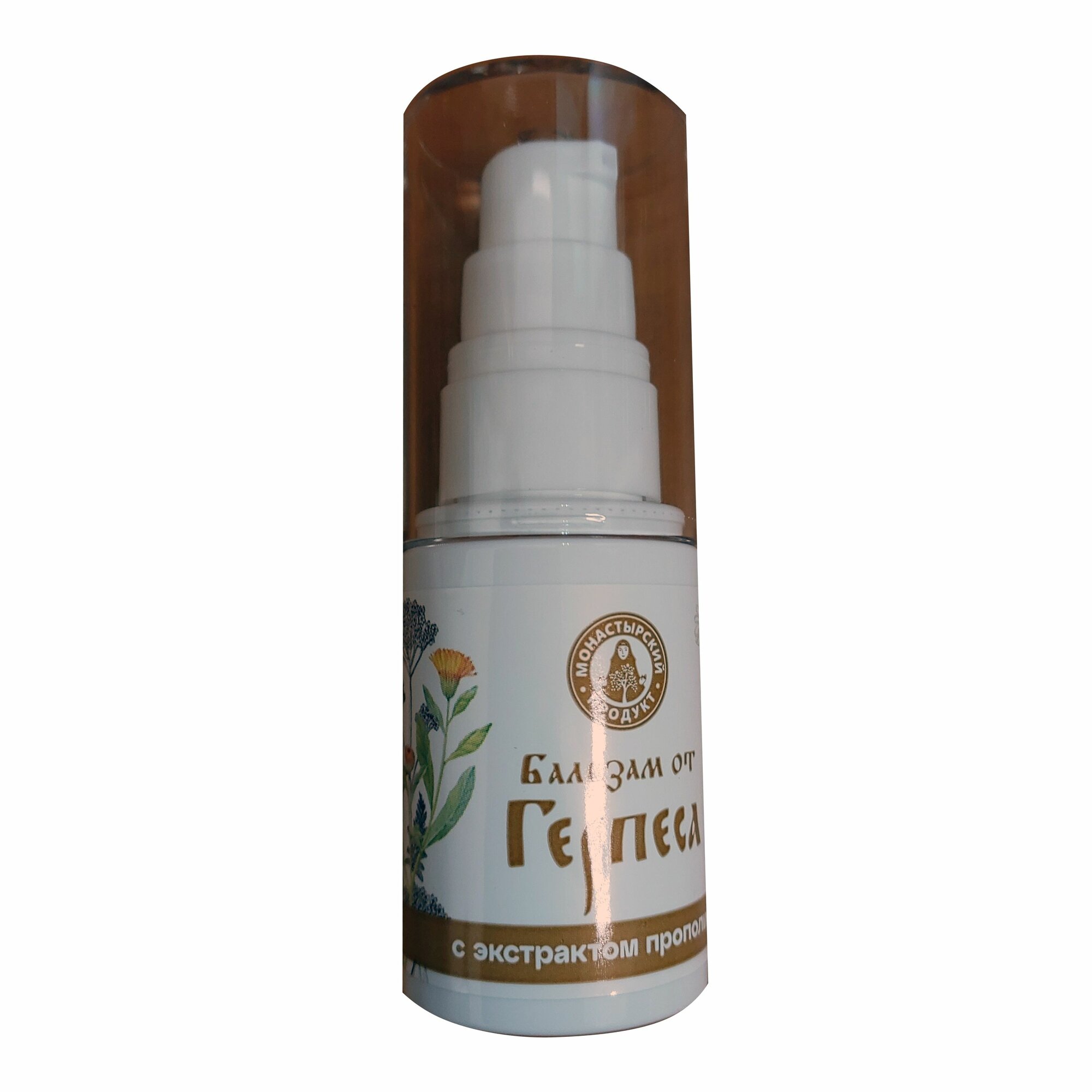 Бальзам от герпеса с экстрактом прополиса для наружного применения 30 г.