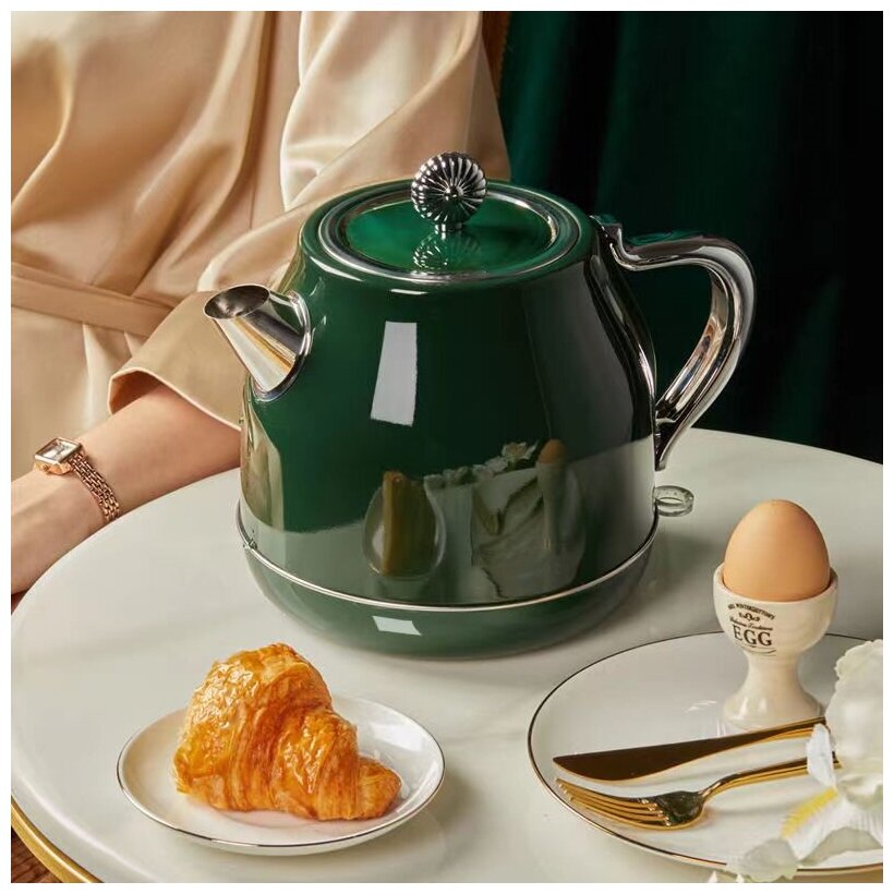 В чайнике A1519 на 1.5 литра реализован премиальный металлический корпус и мощность 1500 Вт