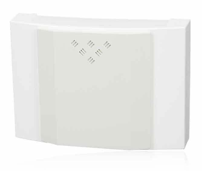 Zamel Звонок трёхтональный (Аэропорт), проводной, электронный, 3ААх1,5В + 8.220В, серый+белый, 83 дБ, GNU-913/N-ECR