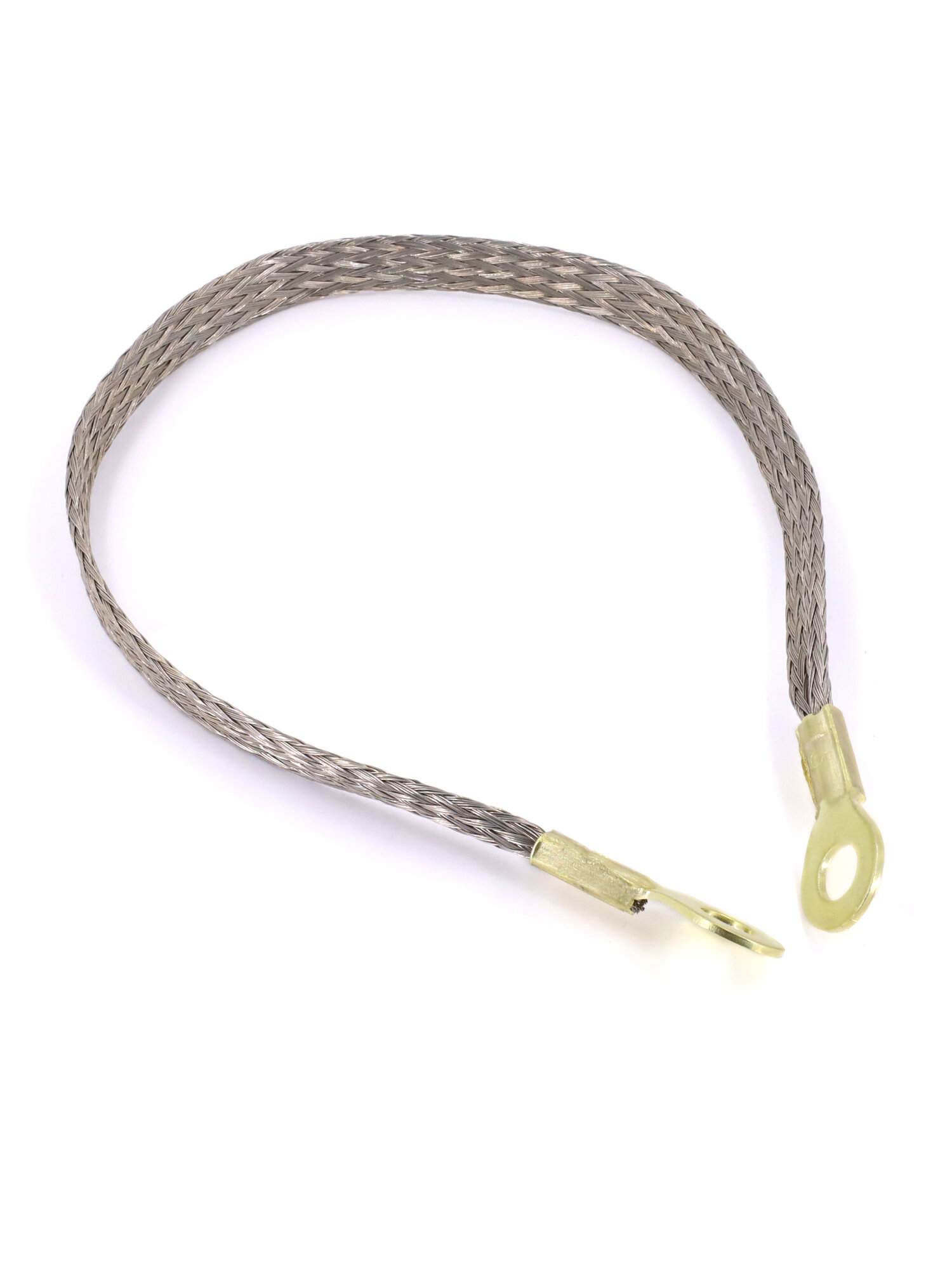 Провод массы VOLTON, 40 см (косичка), сечение 16/24 медь, луж. клемма-латунь