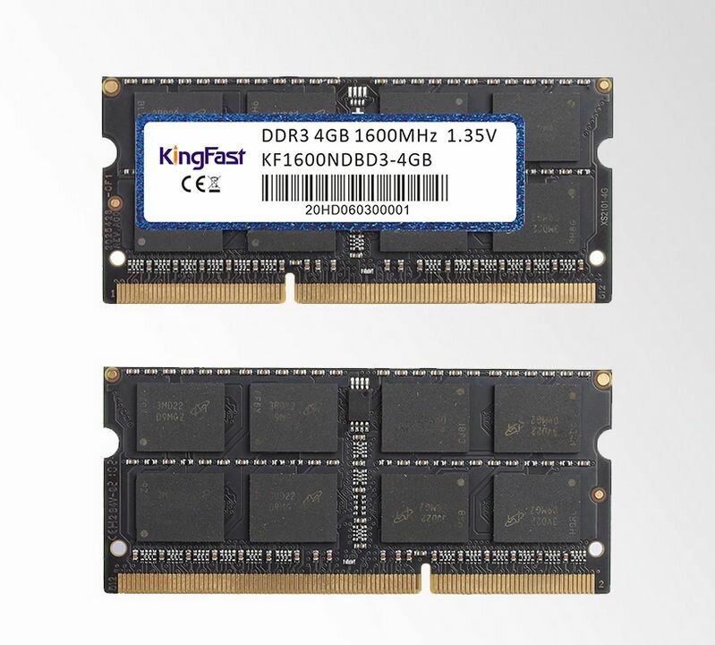 Оперативная память для ноутбука DDR3L/4 Gb/PC3-12800 (1600МГц) KingFast, новая