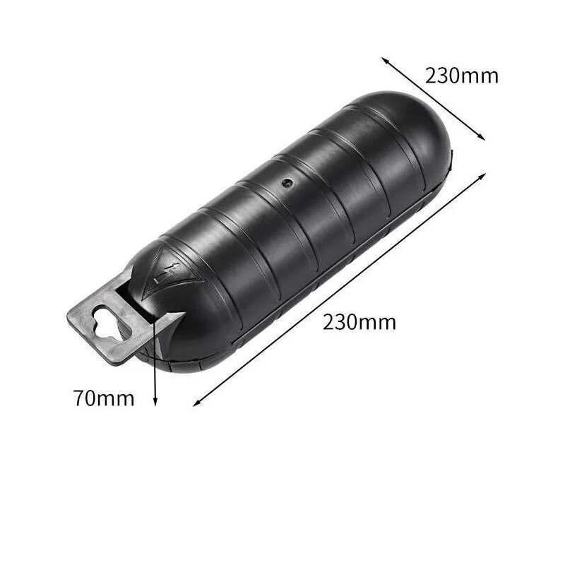 1 шт, защитная крышка для наружного удлинителя с водонепроницаемым уплотнением, устойчивая к атмосферным воздействиям электрическая соединительная коробка, защитная вилка для наружной розетки черный