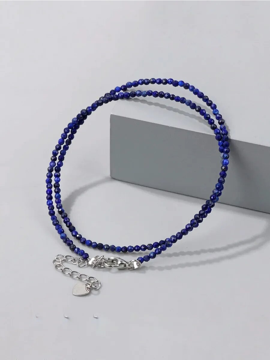 Чокер, лазурит