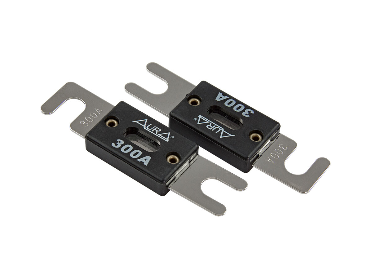 Предохранители AurA ANL FAL-N301, для автозвука, 300 A, никелированные, 2 шт