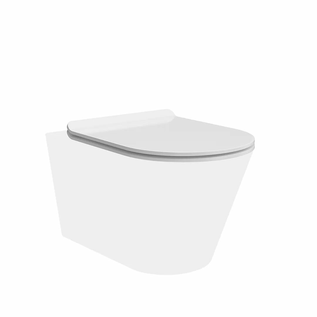 Сиденье для унитаза универсальное KERAMA MARAZZI с комплектом крепежей, белый глянцевый, KMDP. seat.00 WHT