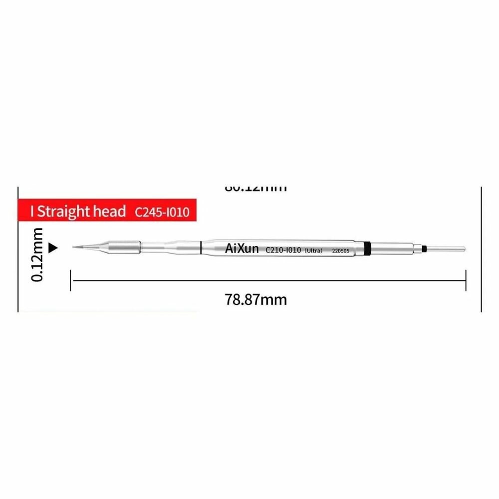 Паяльное жало Aixun C210 подходит для замены паяльной станции Aixun T3B/SUGON T26/T26D/AIFEN A9/GVM 210/OEM 210.