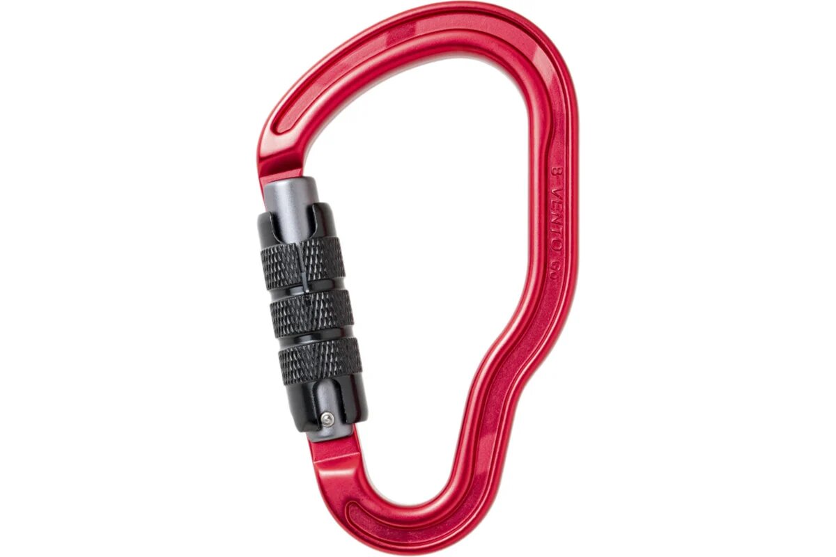 VENTO Карабин Гусь с байонетной муфтой, Красный цвет, VNT 1047 для туристических креплений