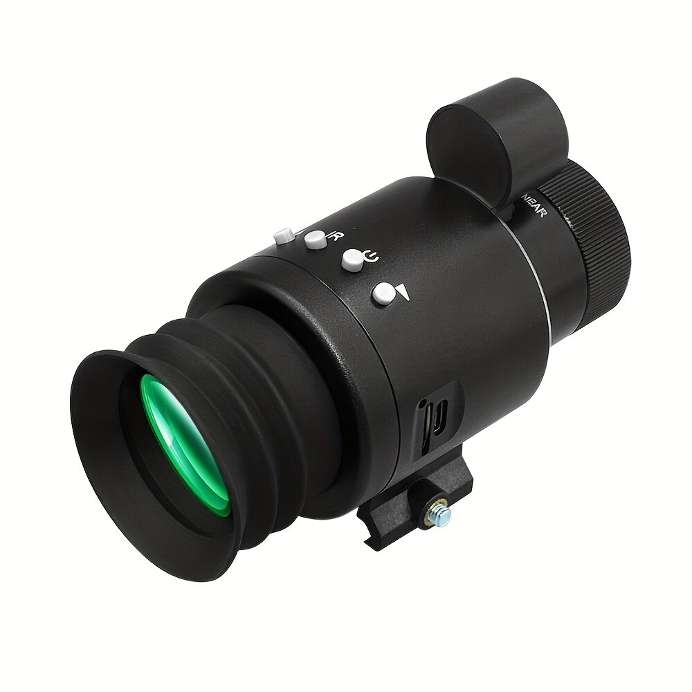 10X Zoom HD ночное видение монокулярное - 350 м IR диапазон, запись 1080P, дисплей 1,54", 128 ГБ расширяемый для охоты и наблюдения