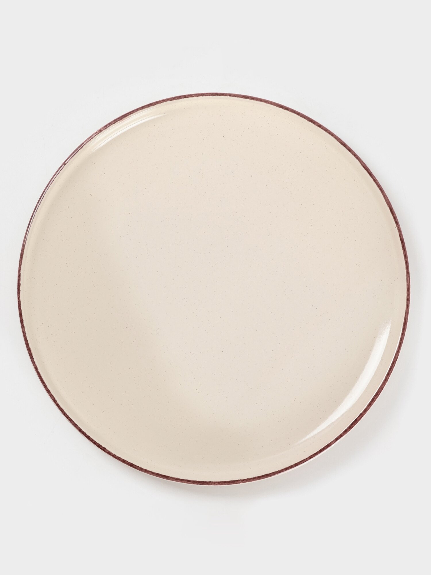 Тарелка обеденная Доляна "Альпийский крем" 27см, 27х2,5, цвет белый