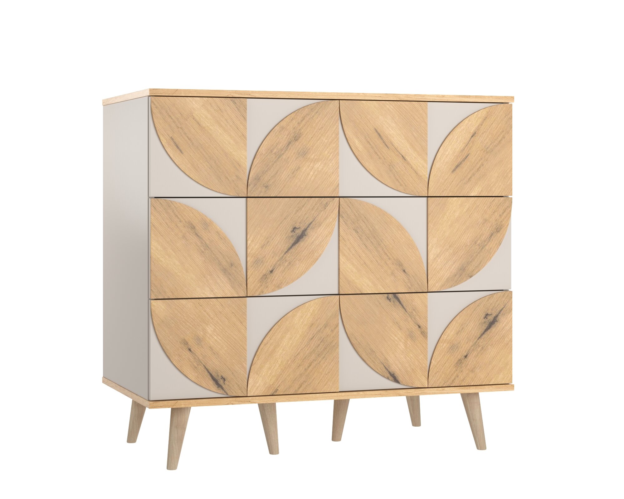 К; омод с выдвижными ящиками Мебель на Руси "Невада" 92,5х88х50 Кашемир