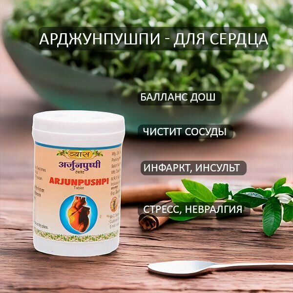 Арджунпушпи / Arjunpushpi Vyas 100 табл