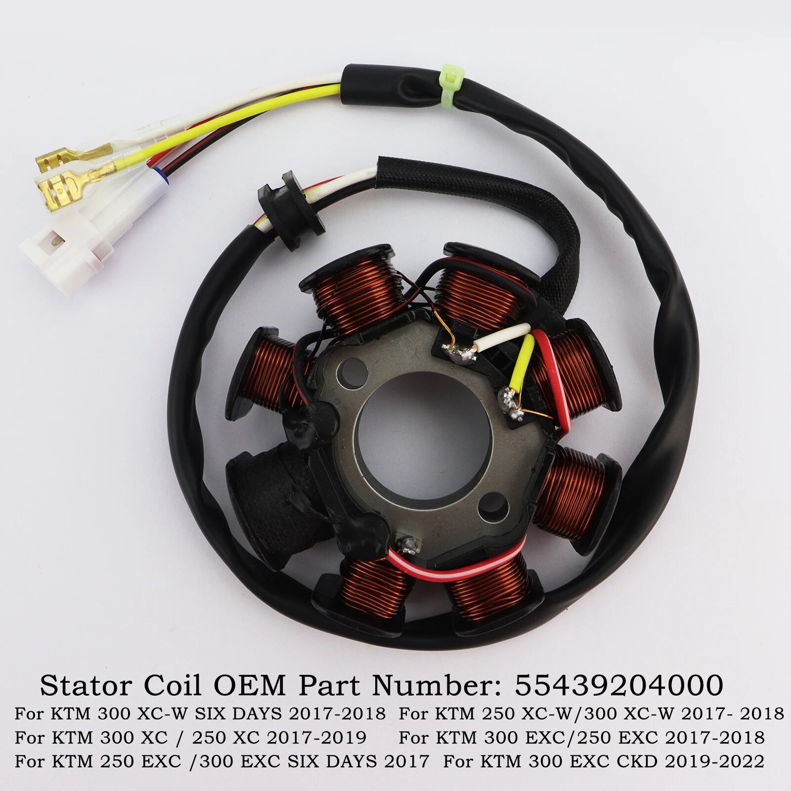 55439204000 катушка статора мотоцикла для KTM мотоциклов внедорожников 250 EXC/300 EXC 2017-2018 XC XC-W EXC CKD Магнитный статор