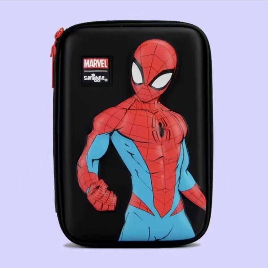 Smiggle Мультяшный футляр для канцелярских принадлежностей с чехлом для ручек на молнии для защиты от падения