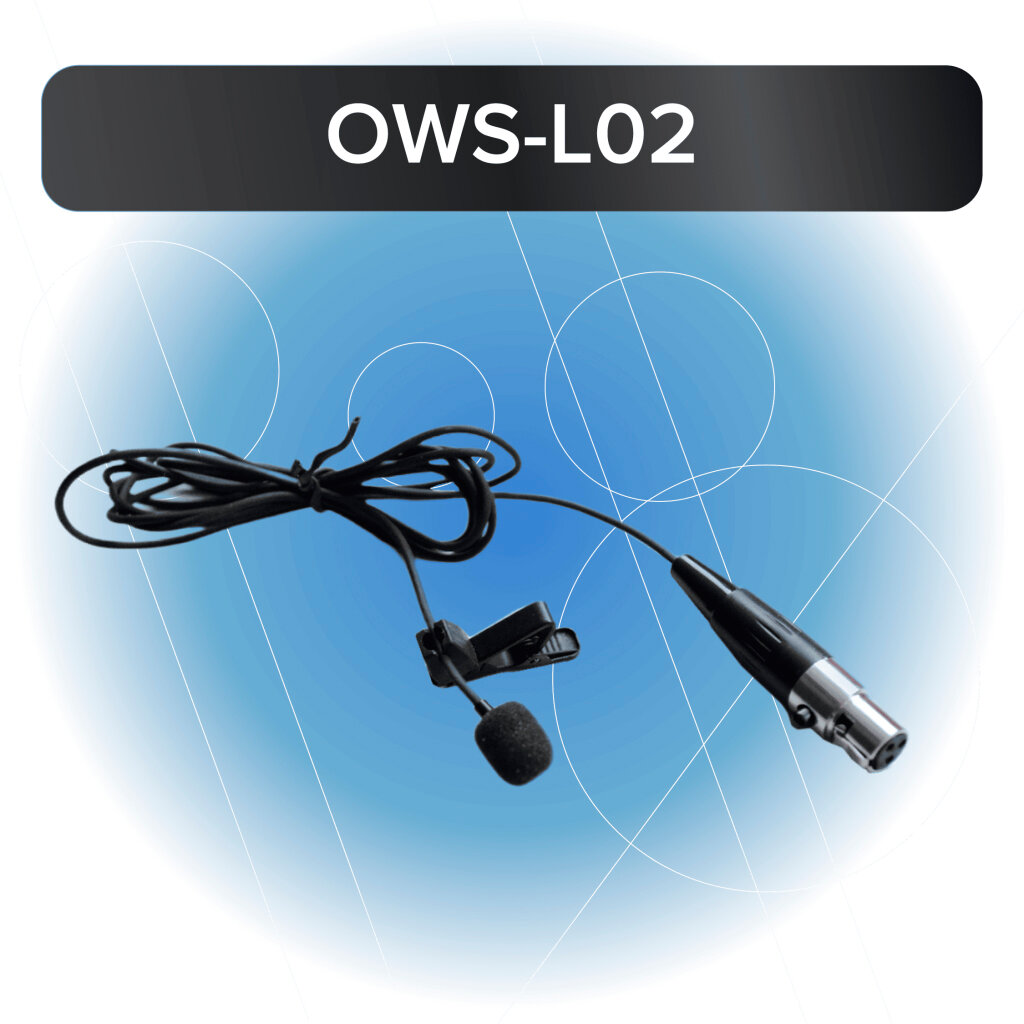 Микрофон петличный Октава OWS-L02, черный