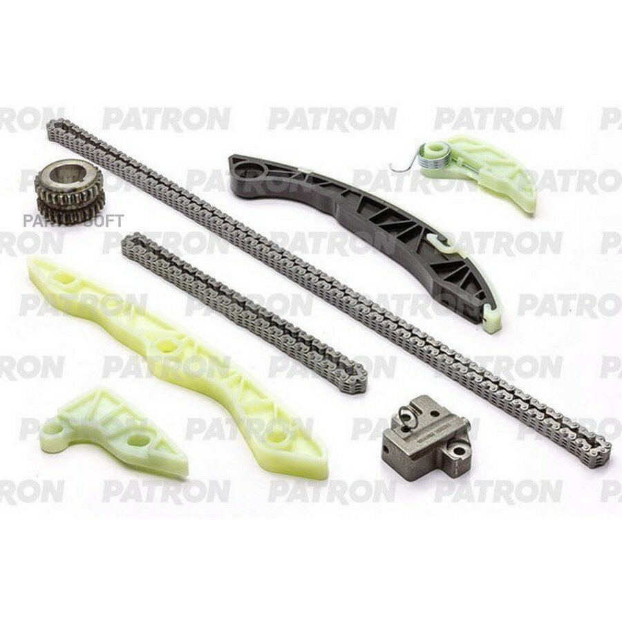 Комплект цепи ГРМ (Цепь-2, Нат-2, Усп-3, Шест-1 ) MITSUBISHI Outlander III 2.0i (4B11) / 1.8i (4B10) 2012-2019 PATRON PTCK069 | цена за 1 шт