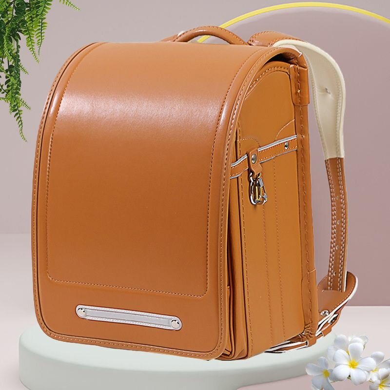 Pюкзак школьный для детская, кожаный, японский стиль