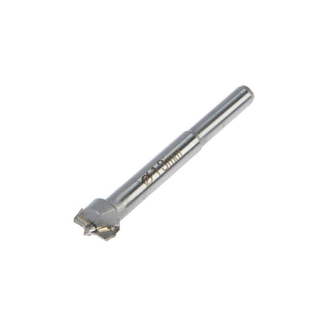 Сверло Форстнера тундра, твердосплавные пластины, цилиндрический хвостовик, 13 мм