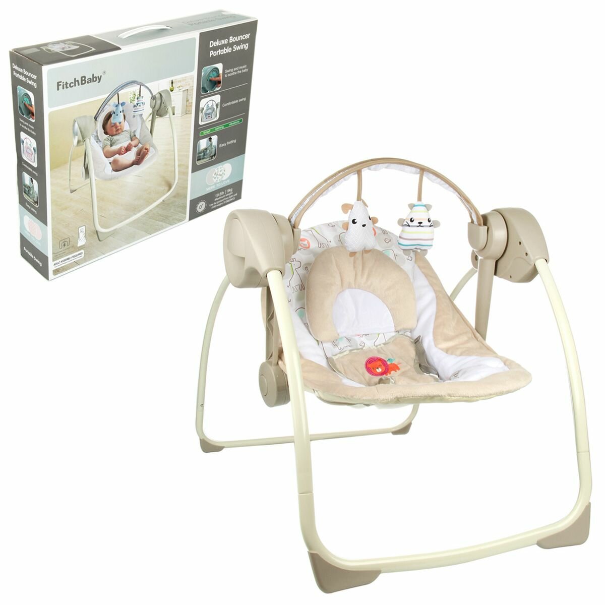 Электрокачели -шезлонг "Львенок" 131366