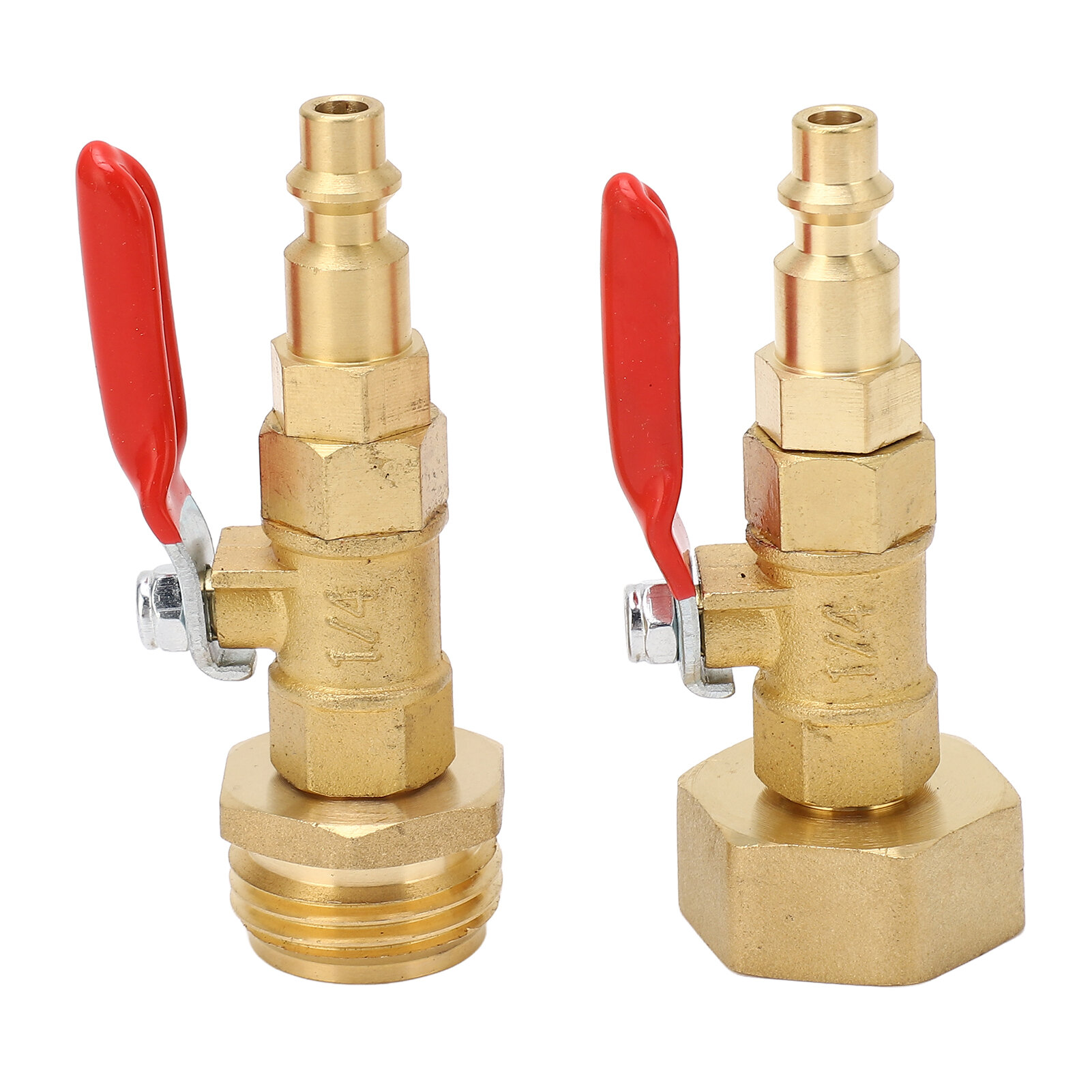 Предохранительный адаптер для RV, 2 шт, внутренняя/внешняя резьба, утепляющий фитинг с шаровым краном, для лодки, кемпера, туристического прицепа