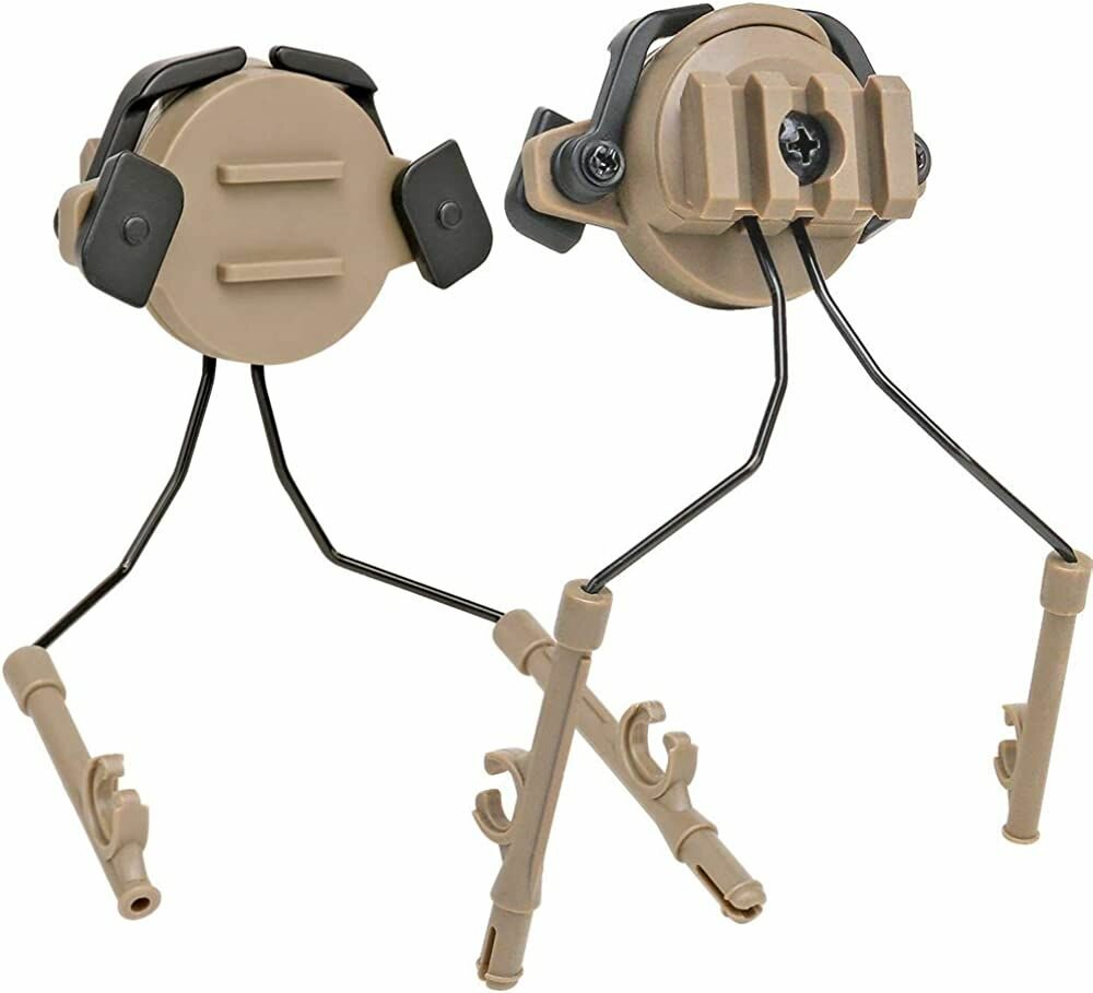 Крепления адаптеры для активных наушников на шлемы Ops-core и аналоги