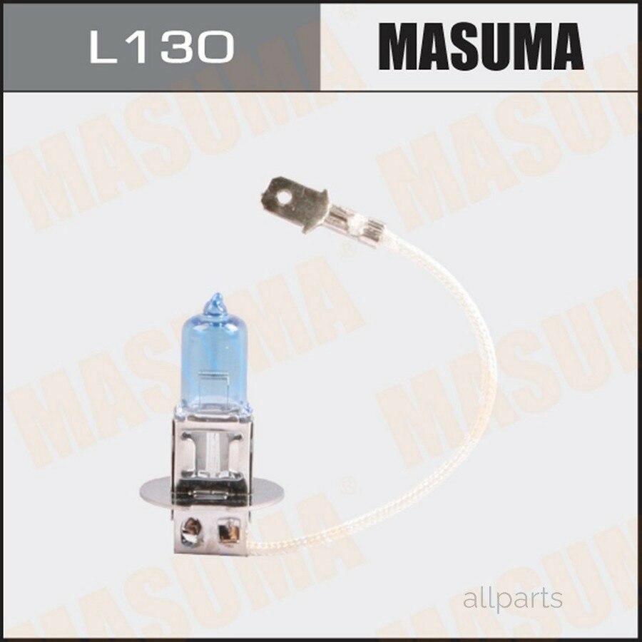 MASUMA L130 Лампа 12V H3 55W MASUMA Blue 1 шт. картон L130