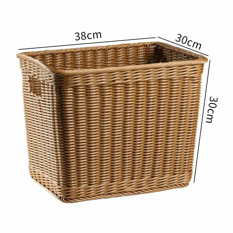 Корзина плетеная длина 38 см, ширина 30 см, высота 30 см.