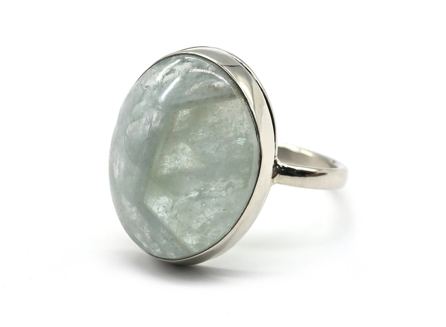 Кольцо, аквамарин