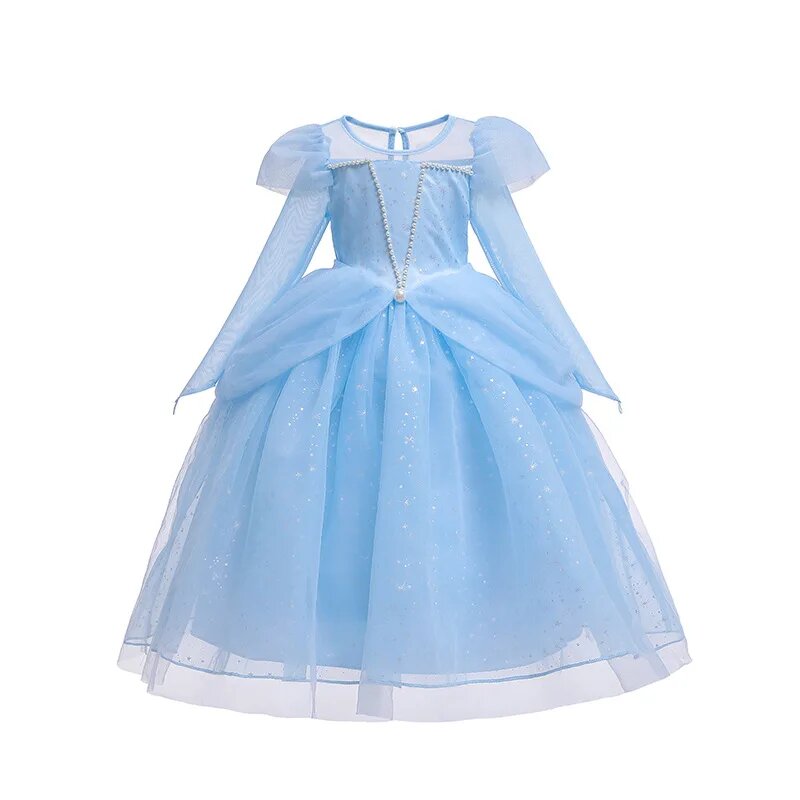 Косплей костюм Эльзы для девочки 6T (tag130), Elsa Dress A