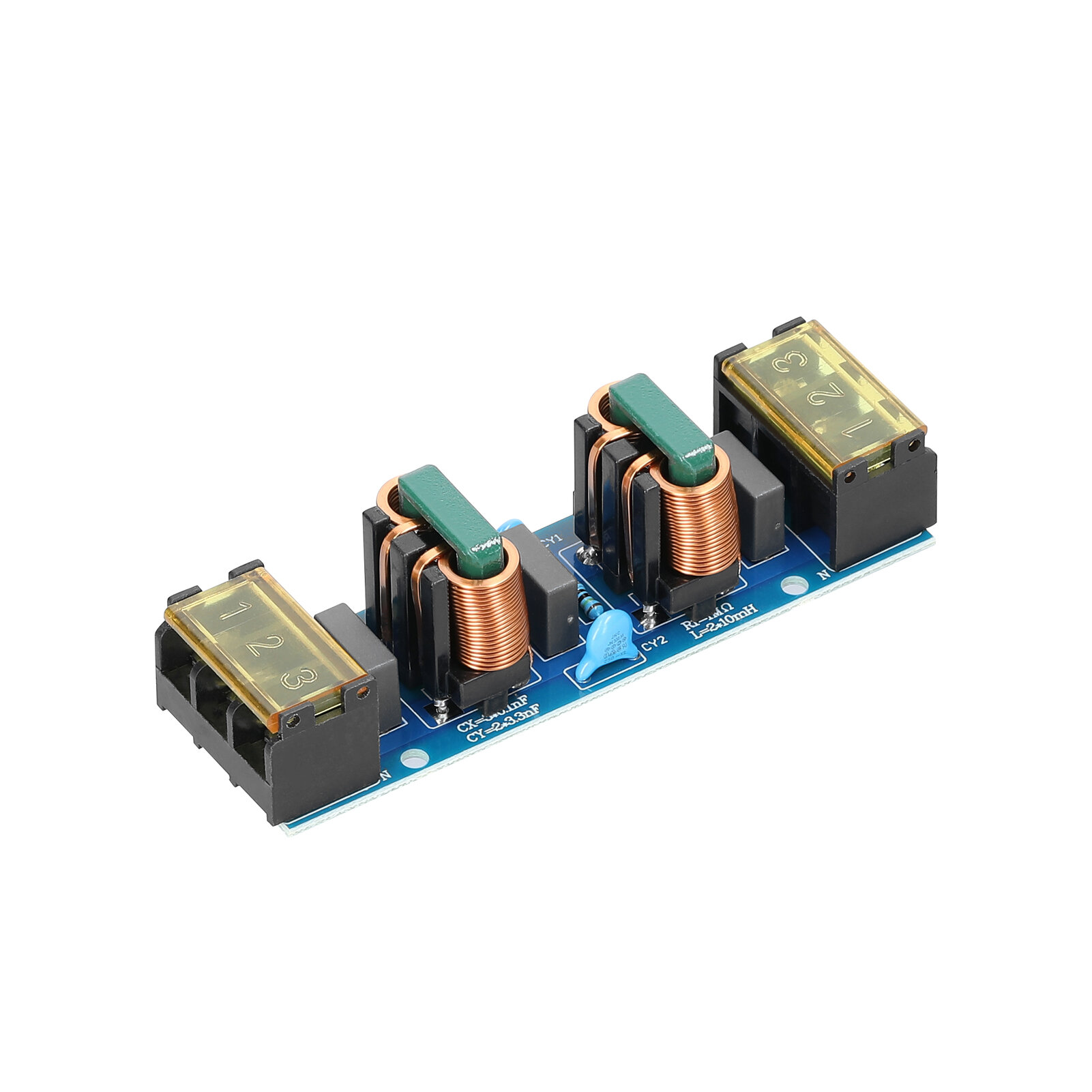 Силовой фильтр Высокочастотная двухступенчатая плата низкочастотной фильтрации электромагнитных помех для источников питания 25 А