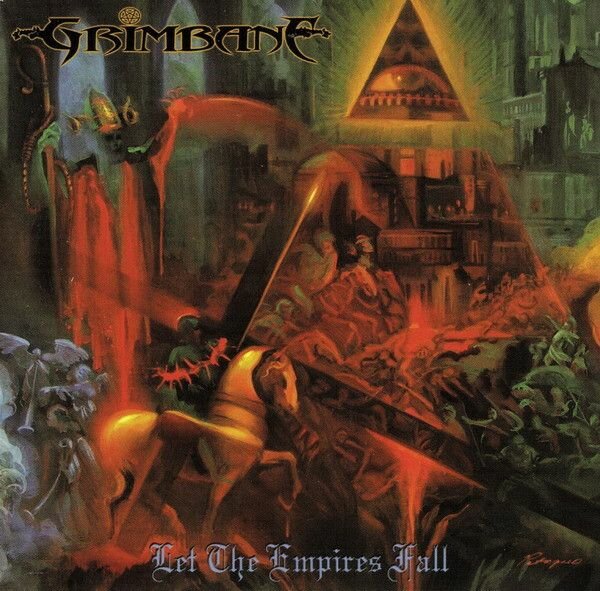 Grimbane. Let The Empires Fall (Promo, US, Moribund Records, DEAD 101 CD, 2008, Cardboard Sleeve) CD