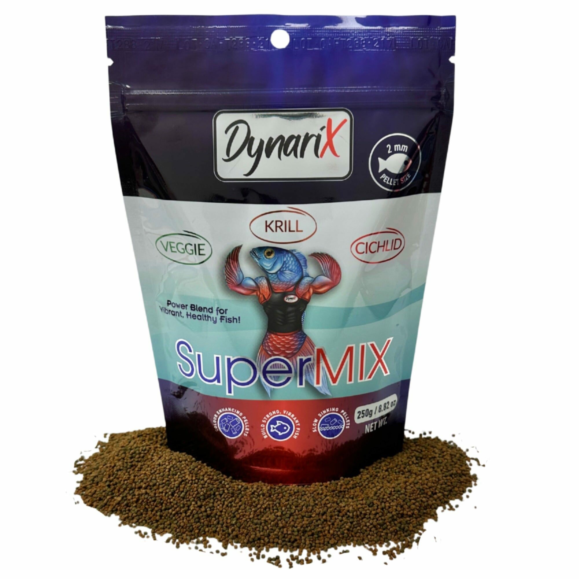 Корм для рыб Dynarix Supemix, 250г