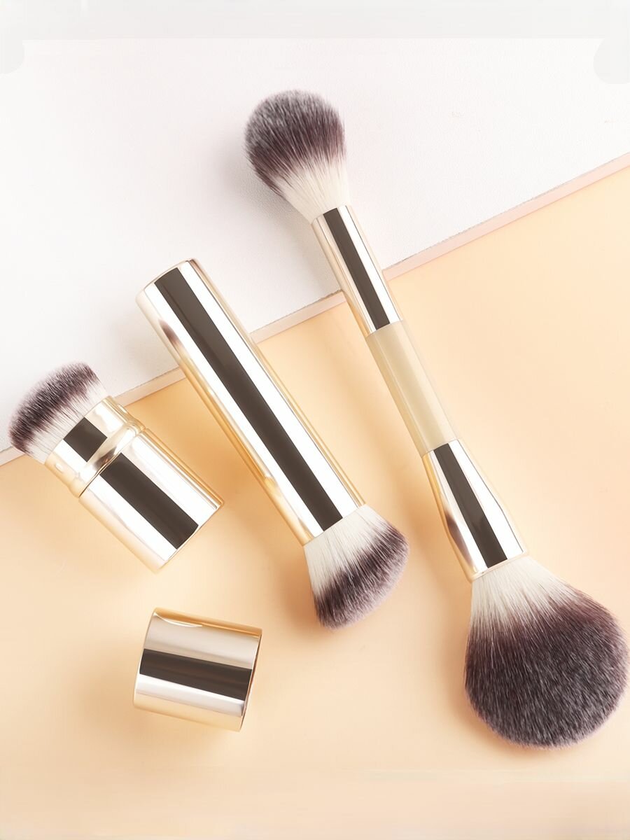Ronshadow Кисти для макияжа 3 шт Набор косметических кистей для макияжа