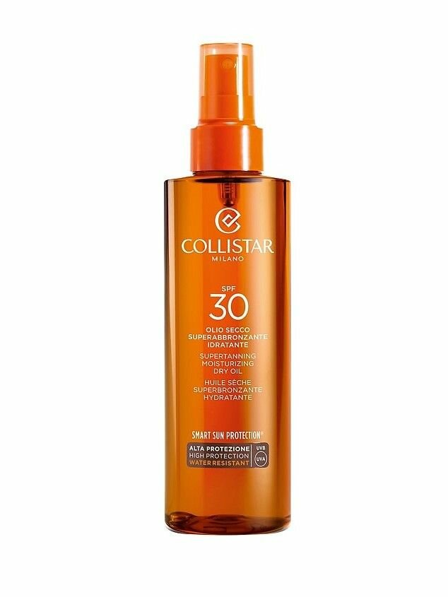 COLLISTAR Масло сухое для интенсивного загара Supertanning Moisturizing Dry Oil SPF30