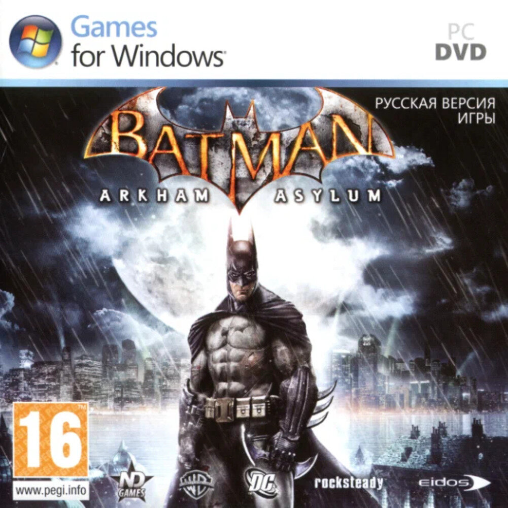 Игра для компьютера: Batman: Arkham Asylum (Jewel диск) Лицензионный диск