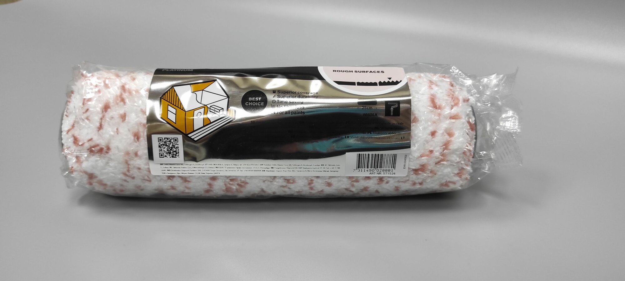 Валик малярный Anza Platinum Вистекс 25 см* 45 мм 571526