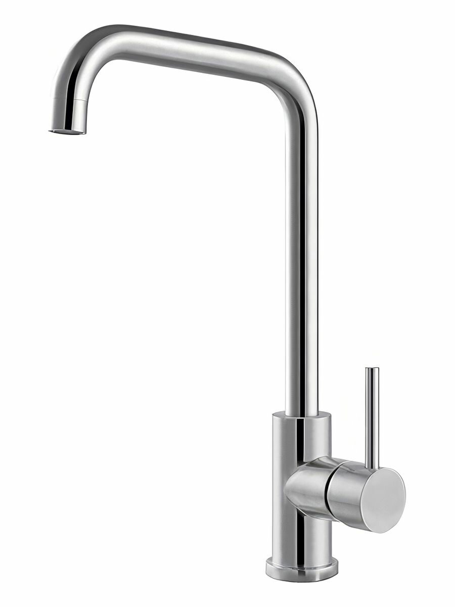Смеситель IDDIS Kitchen для кухни K05STL0i05 258 мм, однозахватный, матовая сталь