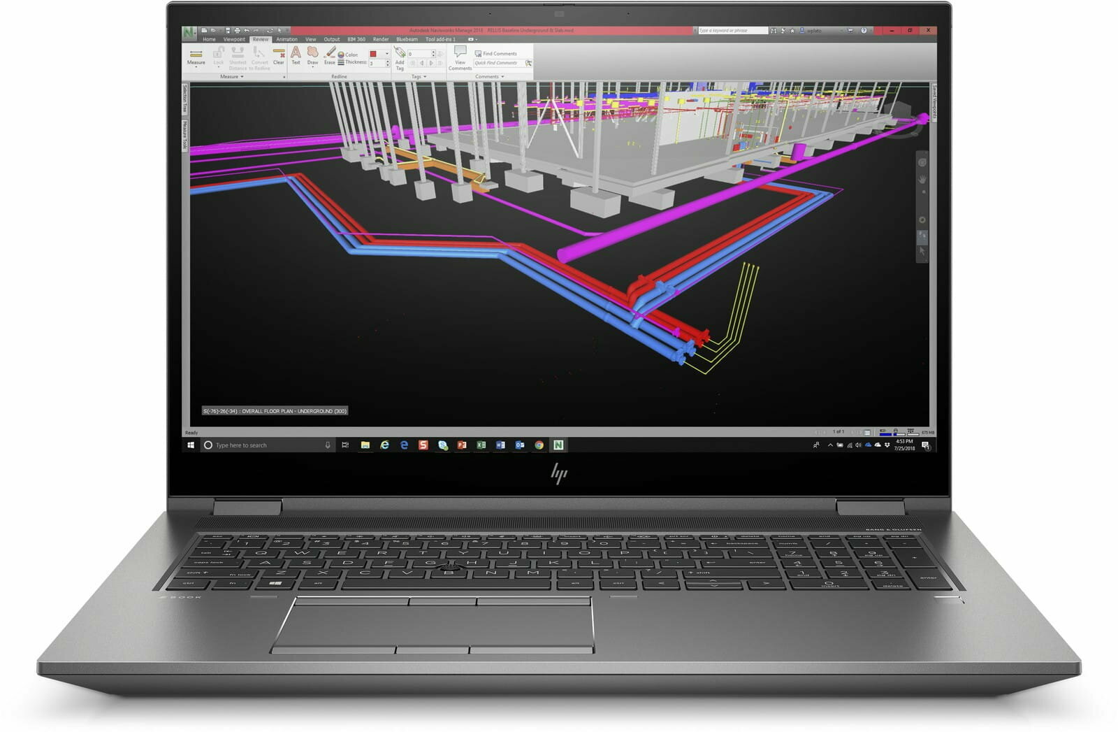 Ноутбук HP ZBook 17 FURY G8 Core i7-11850H (8 ядер), Память 16ГБ, Диск 1024Гб SSD, NVidia Quadro RTX A3000 17.3" IPS