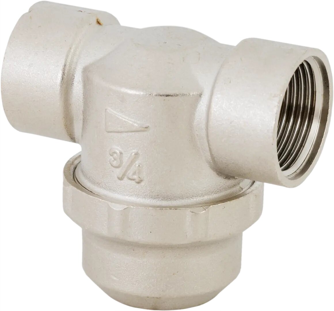 Фильтр прямой Vaxt 3/4 внутренняя резьба универсальный 300 мкм