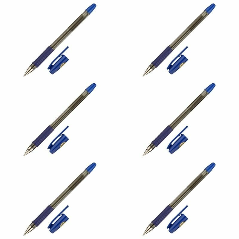 Pilot Ручка шариковая BPS, 1 мм, синий, 6шт