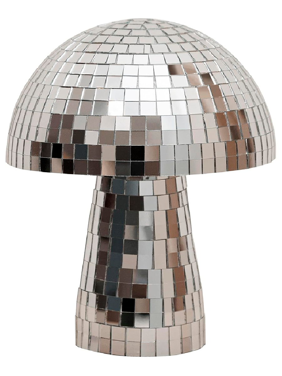 Зеркальный диско-шар "Гриб" 18 сантиметров