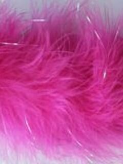 Боа пух с неоном 007