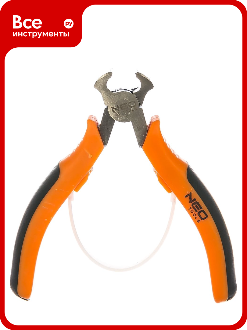 Торцовые прецизионные кусачки NEO Tools 115 мм 01-101, обладают двухкомпонентными рукоятками и заточкой лезвий