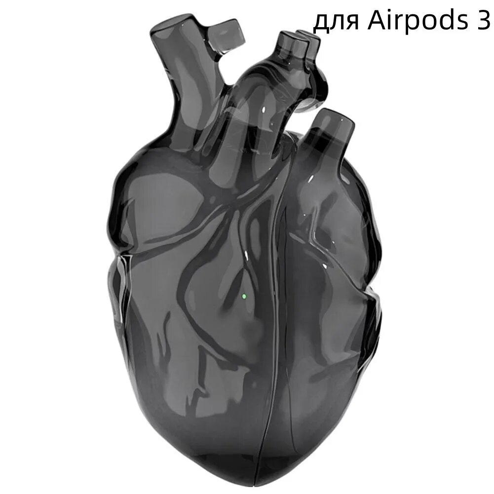 Для Airpods 3/pro/pro2 защитный чехол из жидкого силикона в форме сердца на Хэллоуин